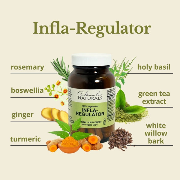Infla Regulator Anti-inflammatory - 60 Veggie Capsules – Akasha Naturals