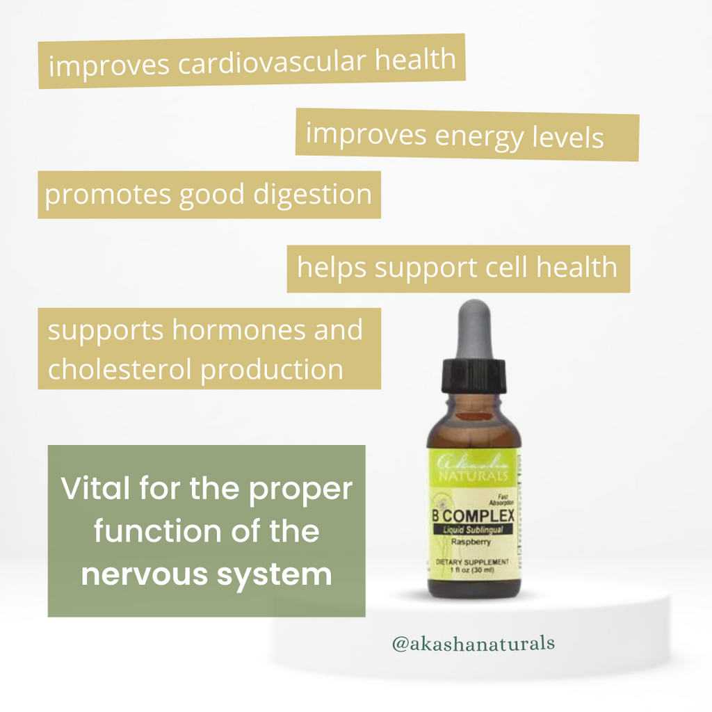 Liquid B Vitamins Complex - 1oz – Akasha Naturals