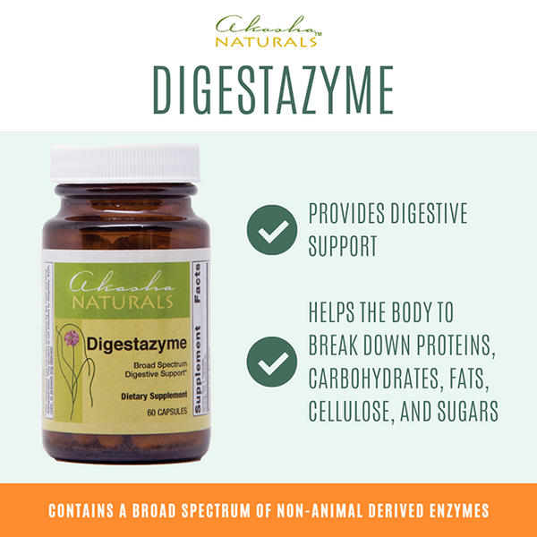 Digestazyme Digestive Support - 60 Tablets – Akasha Naturals