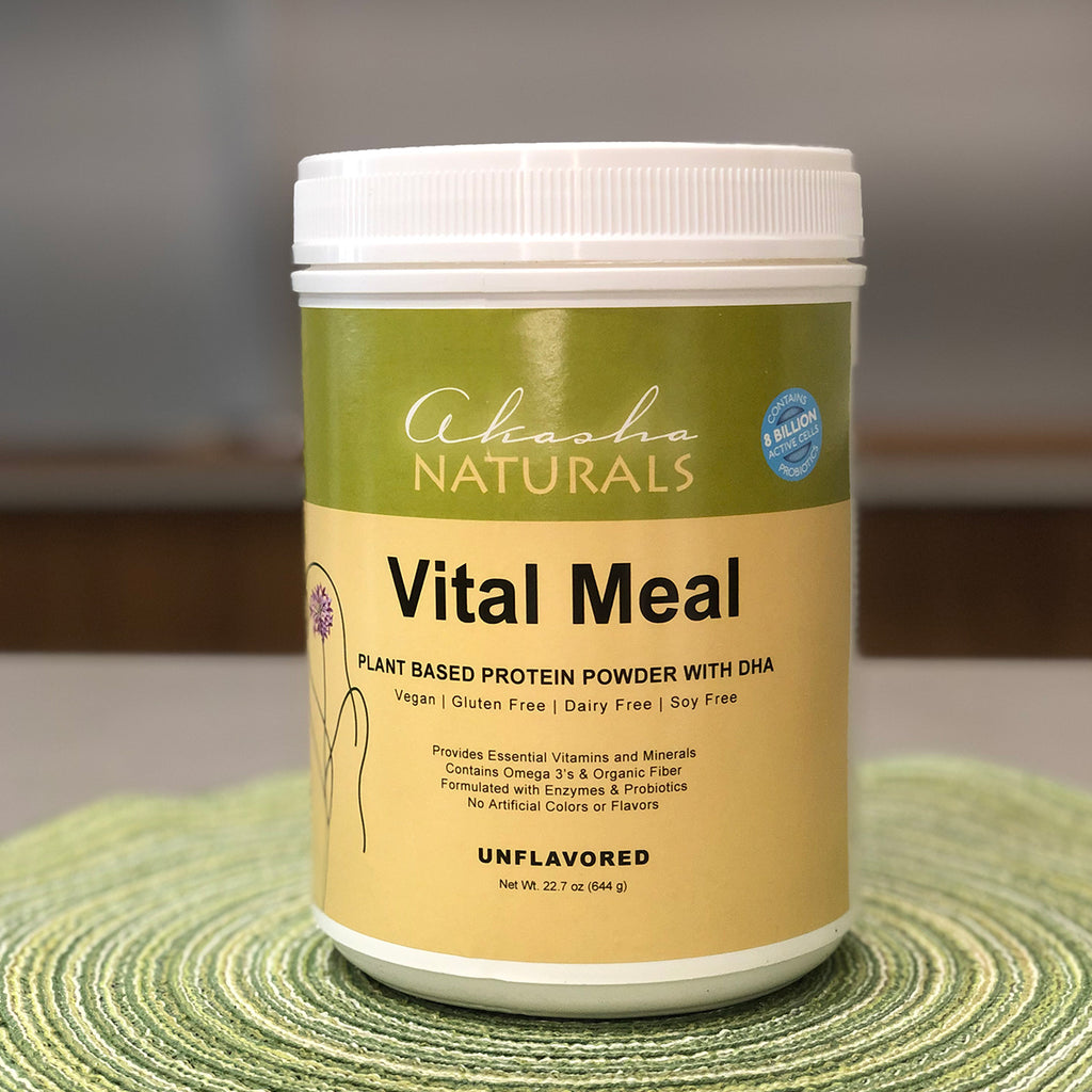 Vital Meal - Vegan Protein Powder With Probiotic & Omega-3s - 22.7 oz ...